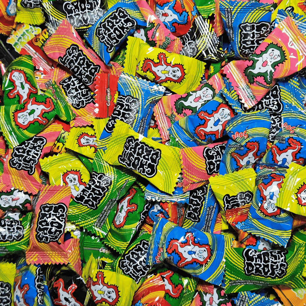 Sour Ghost Drops – Sweet Pickings